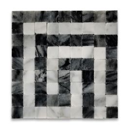 white square with grey border