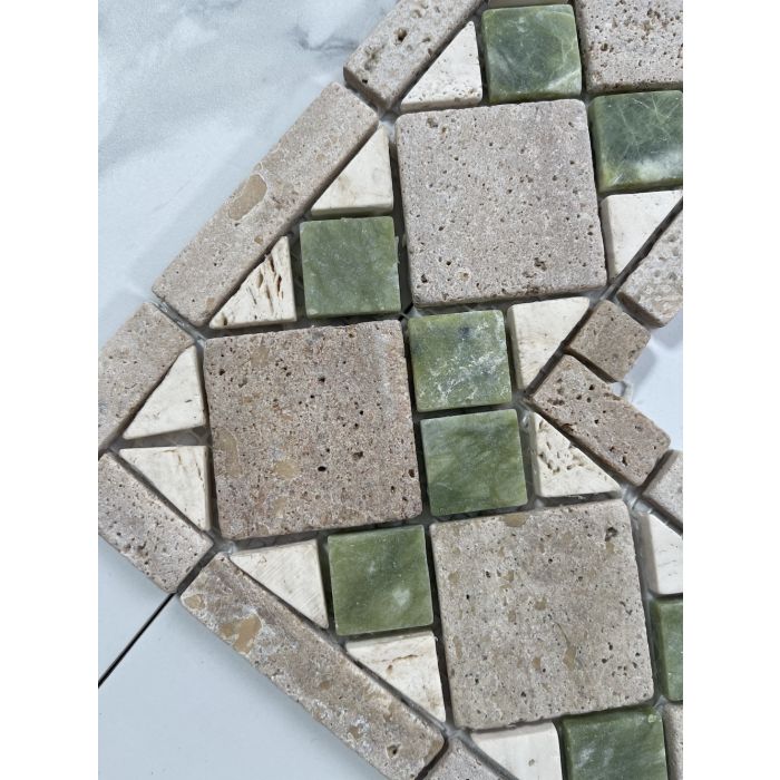 green border tiles