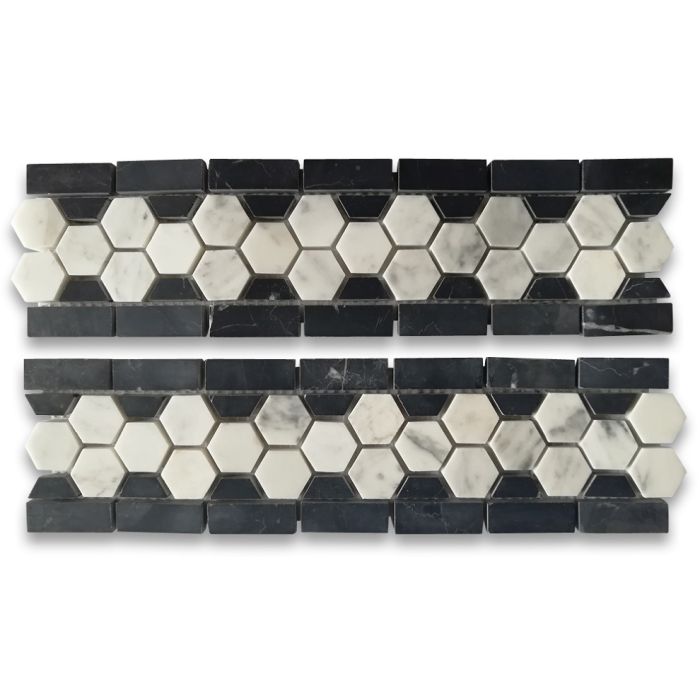 black border tile