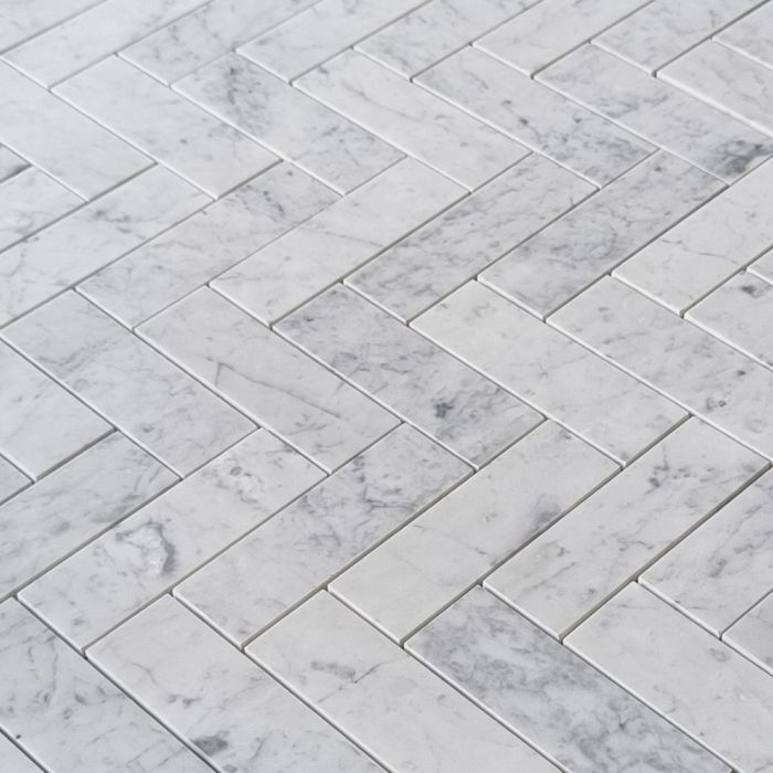 White Marble Tile Pattern