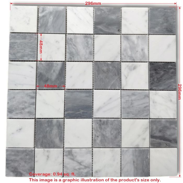 marble tile sizes