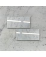 (Sample) Statuary White Marble 18x18 Tile Honed